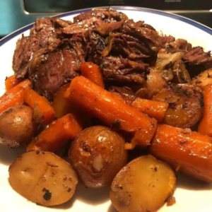 Classic pot roast with potatoes and carrots - EASY TO COOK
